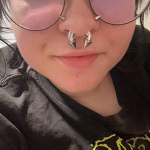 HALF GOLD / SILVER 4G, 5G, 6G, 7G, 8G, 10G, or 12G Anodized Astm F136 ...