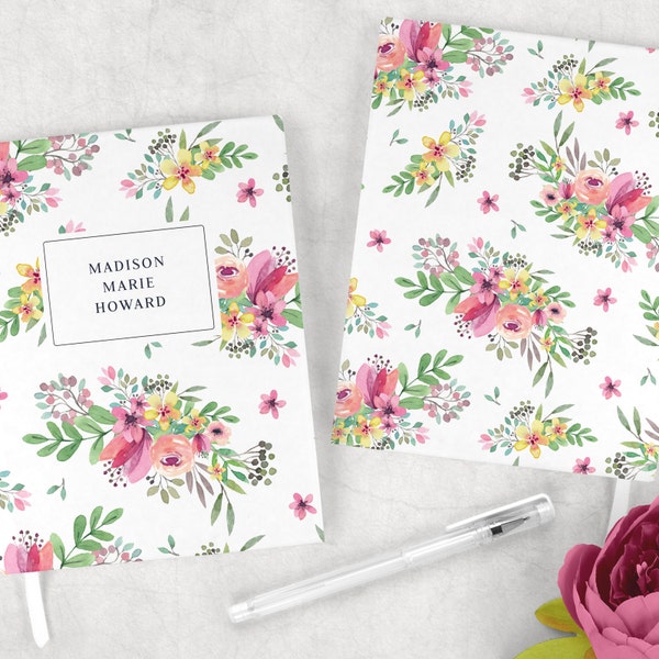 Journal Notebook Template Mockup | Add Your Own Image and Background - Etsy