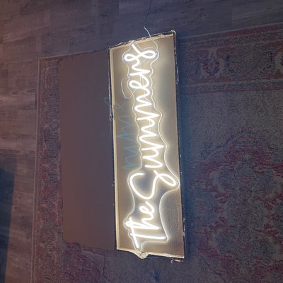 Family Name Neon Sign Neon Name Sign Wedding Backdrop - Etsy
