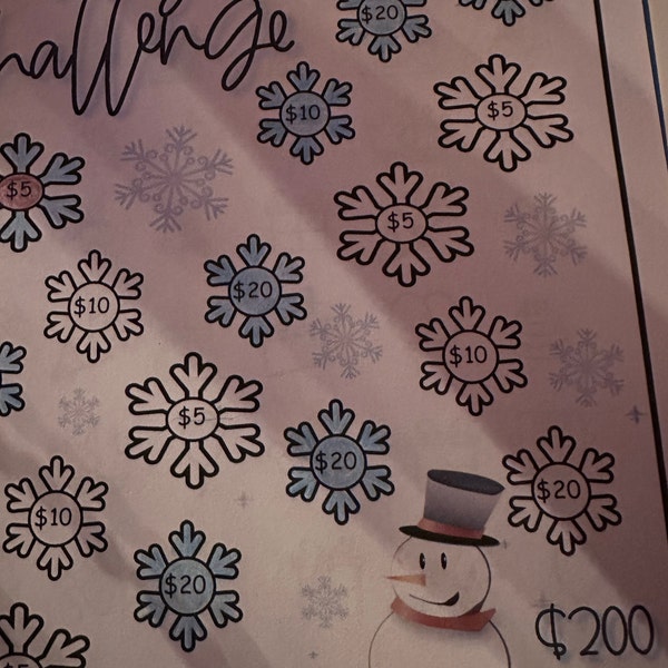 Winter Savings Challenge - Etsy