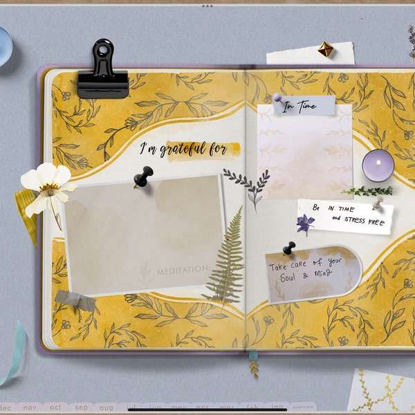 Digital Stationery Kit: Goodnotes Stickerbook for Digital Journaling ...