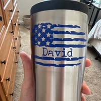 Custom Distressed American Flag Veteran Decal, Military Veteran Soldier ...