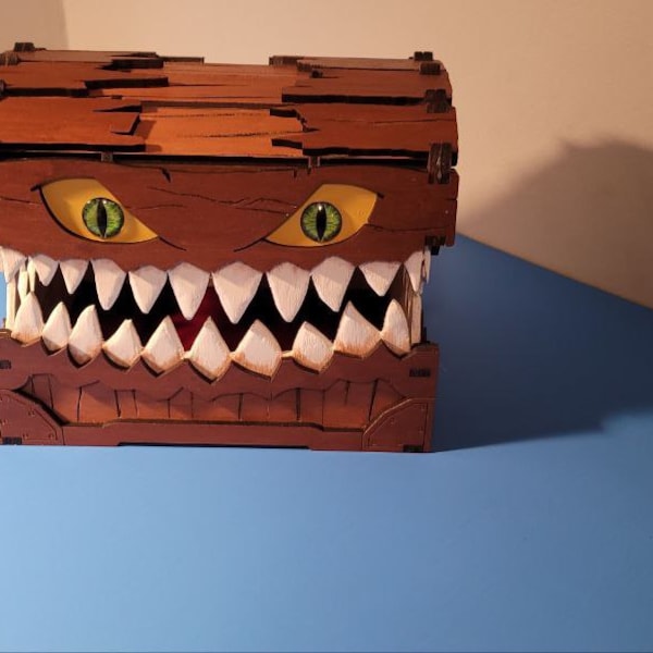 Mimic Chest Laser Cut Files: SVG, PDF, CDR (3-5mm) - Etsy