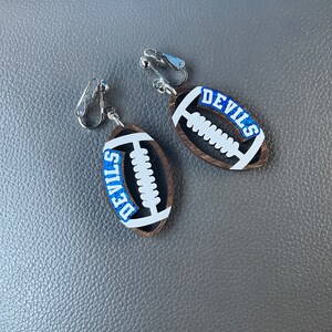 Laser Cut File Wooden Football Earrings - Etsy