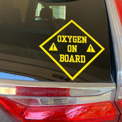 Oxygen Alert Vinyl Decal - Etsy