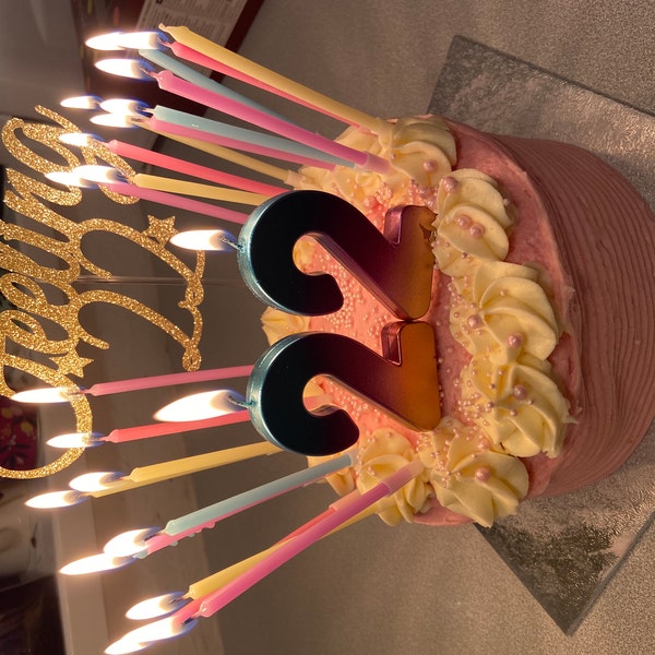 Feeling 22 Cake Toppers, Twenty Two Cake Toppers, Twenty Two Party ...