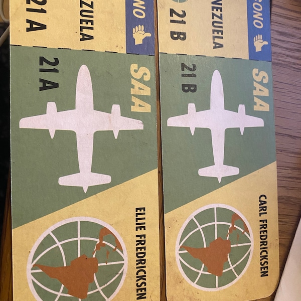 Up Movie Airline Tickets - Etsy