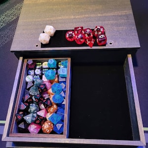 Upright D&D Spell Slot Tracker Dungeons and Dragons Dice Box | Etsy