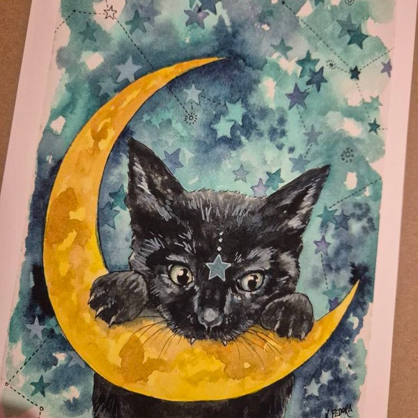 Little Witch , Print, 8x10 Inches - Etsy