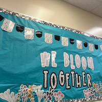 Retro Spring Bulletin Board Kit, Acrostic Poem, Pastel Spring Theme ...