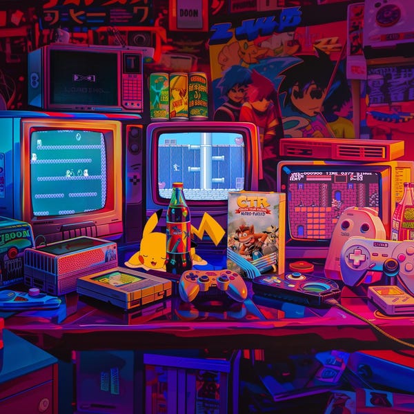 Animated Background, 90s Arcade Game Machine, Retro Games, Neon Play ...
