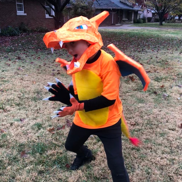 Charizard Paper Mask & Wings - Etsy