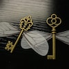 Large Flying Keys - Antique Bronze, Unique and Handmade - Beautiful Set ...