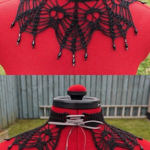 ADVANCED CROCHET PATTERN Gothic Crochet Spiderweb Top, Alternative ...