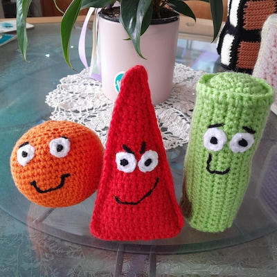 Crochet Pattern Stacking Jellyfish Montessori Autistic Toys for Toddler ...