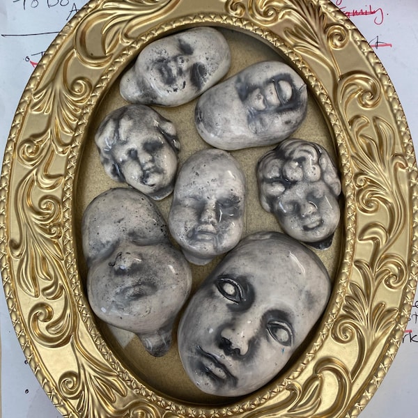 Creepy Random Doll Faces Lot of 6 - Etsy
