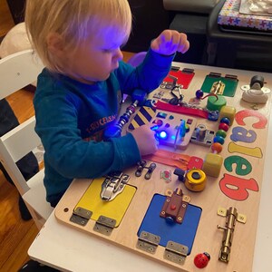 LED Light Switch Board for Toddler Electronic Busy Board for | Etsy