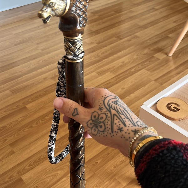 Phoenix Walking Cane Walking Stick Handmade Cane - Etsy