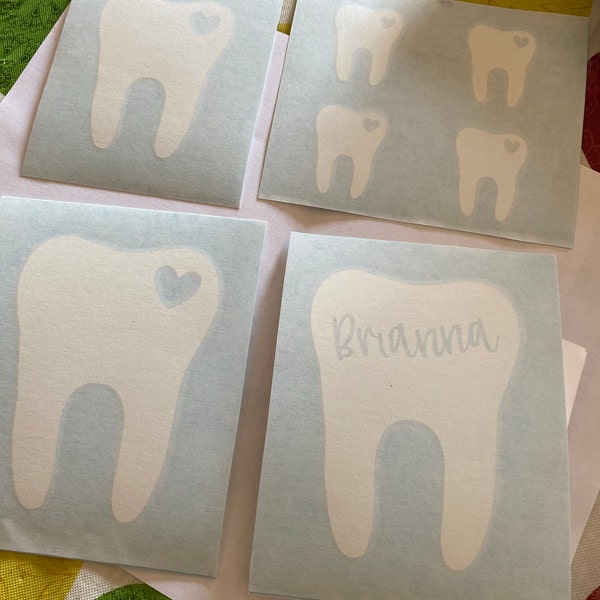 Molar Decal, Tooth Decal, Dental Assistant, Dental Hygienist, Dental ...