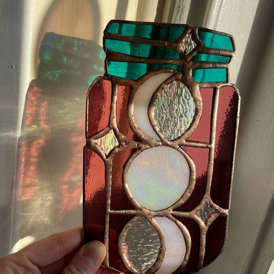 Stained Glass Pattern: triple Vision - Etsy