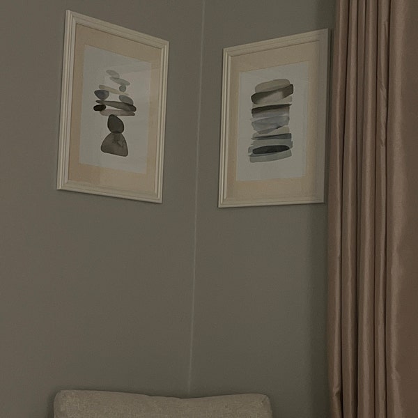 Mint Green Abstract Wall Art, Printable Abstract Art, Green Gray Print ...