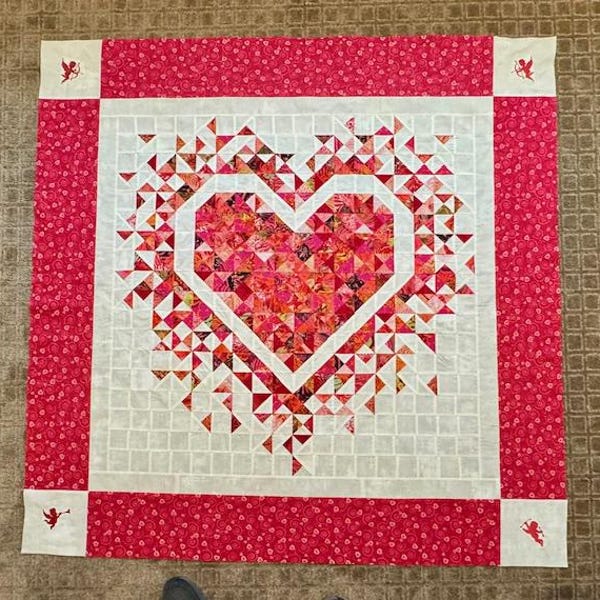 Mini Exploding Heart KIT - Riley Blake Tjaps - Confetti - Etsy