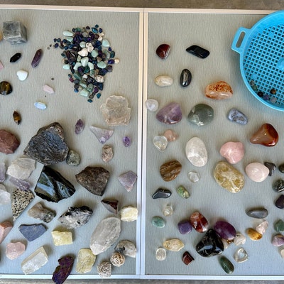 Mystery Pink & Purple Crystals Gift Box Pastel Crystal Gift - Etsy