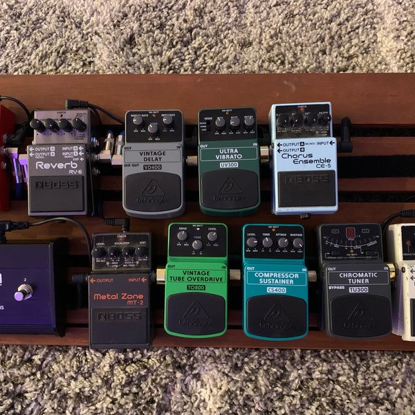 Model GFI01 24 X 12 Guitar Effects Pedal Board. IEC W/switch - Etsy