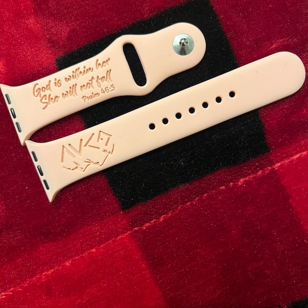 Engraved Watch Band Christian Collection Watch Band for Apple Watch ...