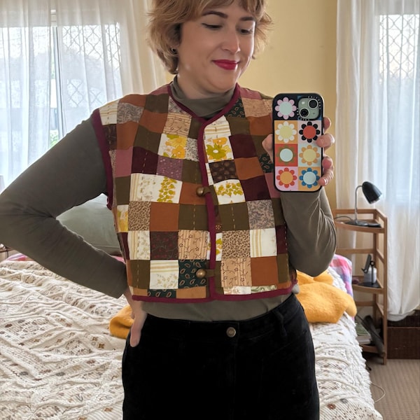 Bilbo Vest | PDF Sewing Pattern | Patchwork, Quilted Waistcoat ...