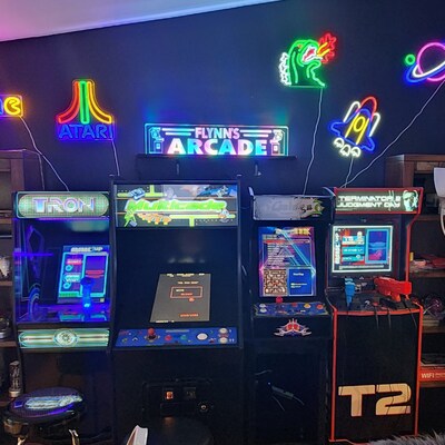 Quad Panel Arcade Control Panel Art Print - Etsy