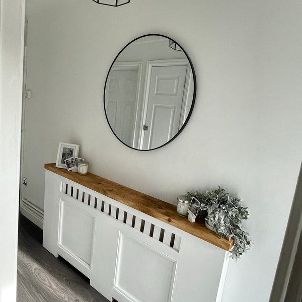 Rustic Radiator Shelf: Solid Wood / Handmade / Hallway Table / Radiator ...