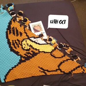 C2C Cat Crochet Pattern With Written Instructions / C2C Cat - Etsy
