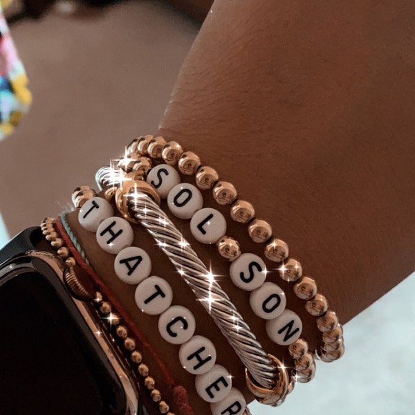 Numbers Bracelet, Personalized - Etsy