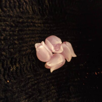 Set of 4 Cobalt Blue Roses Handmade Artisan Sculptural - Etsy