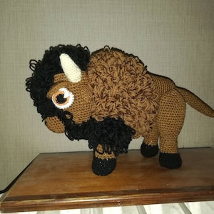 Amigurumi Pattern Crochet American Bison Buffalo DIY Instant - Etsy