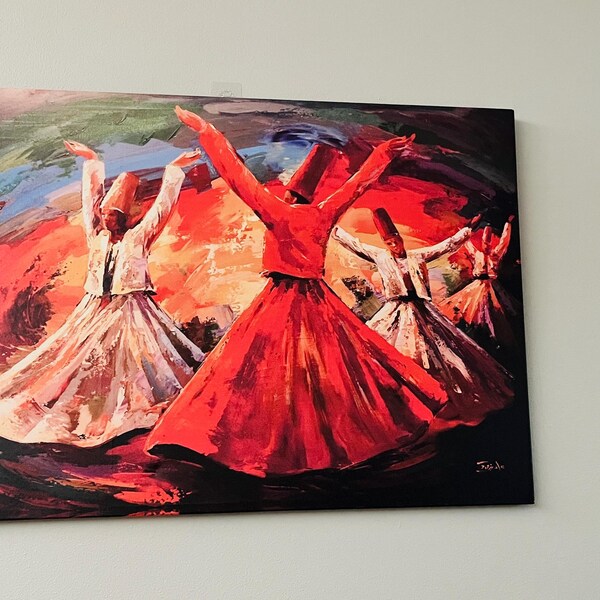 Ahlan Wa Sahlan Islamic Calligraphy, Welcome in Arabic Prints Canvas ...