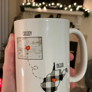Long Distance Mug Friend Moving States Mug for Friend Long Distance ...