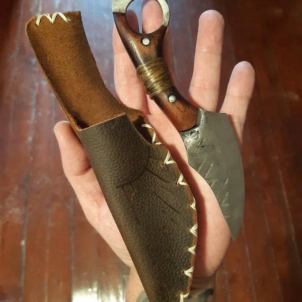 Hammer Forged Straight Back Karambit - Etsy