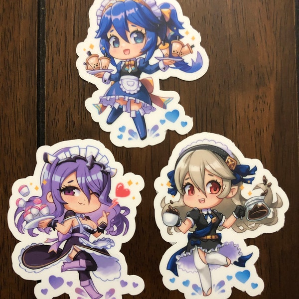 Fire Emblem Maid Stickers - Etsy
