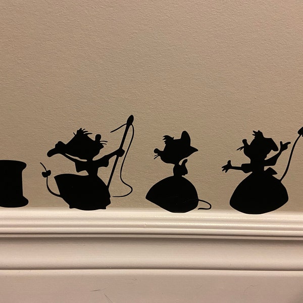 Disney Baseboard Decal,set of Disney Stickers, Mickey Mouse,minnie ...