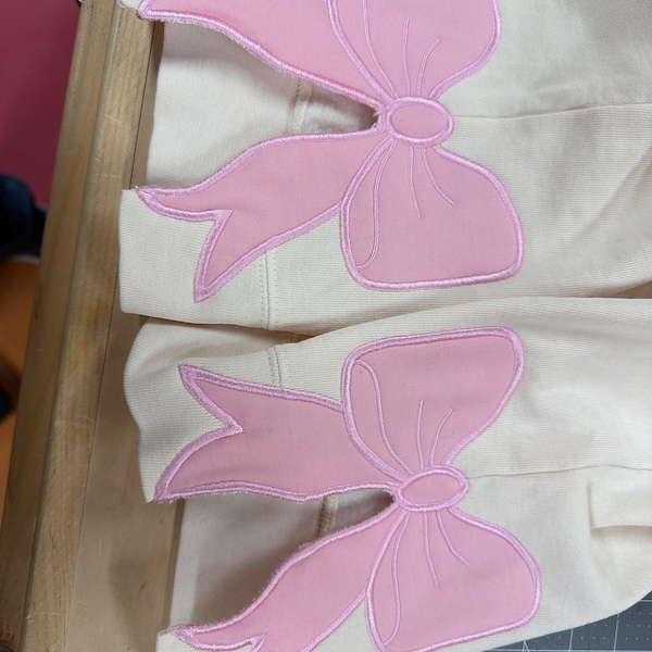 Side Bow Applique Machine Embroidery Design - 13 Sizes - Instant ...