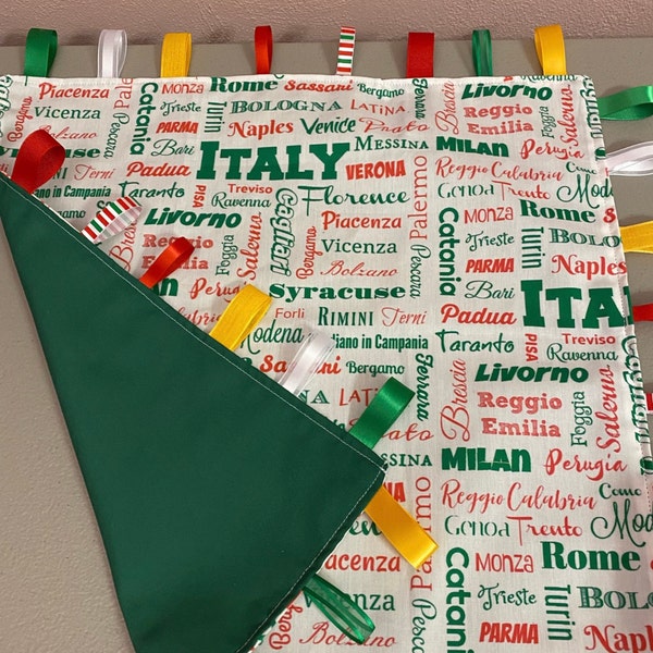 MYTH and LEGEND Alphabet Minky Lovey. Small Security Blanket for Baby ...