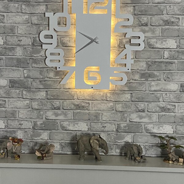 XXL Compass Wall Clock, Oversized Wall Clock,compass Clock,metal Modern ...