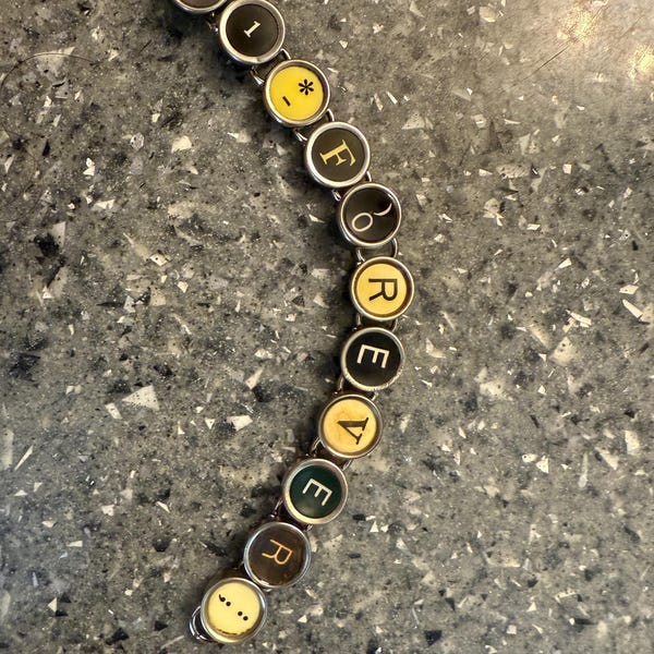 Create Your Unique Vintage Adjustable Typewriter Key Ring ...
