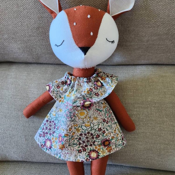 Fawn With Frill Dress - Instant Download Sewing Pattern - Etsy