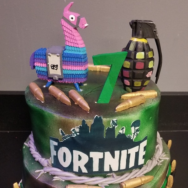 Llama Pinata Battle Royale 3D Printed Toy/bank/cake Topper - Etsy