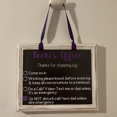 Moms Office Door Sign,sign for Home Office,do Not Disturb Sign,on a ...
