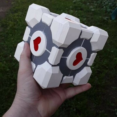 Portal Inspired Companion Cube Gift Box - Etsy