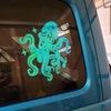 Galactic Octopus Decal Holographic Sticker Waterproof Indoor Outdoor ...